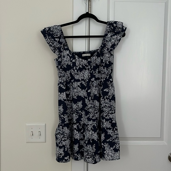 Abercrombie & Fitch | Dresses | Nwt Abercombie Ruffle Sleeve Dress With ...